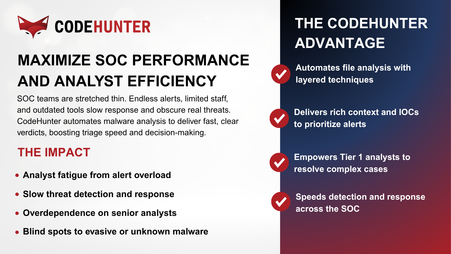 Maximize SOC Performance and Analyst Efficiency